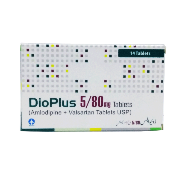 Dio Plus Tablets 5/80mg 14's – Medical Bazar