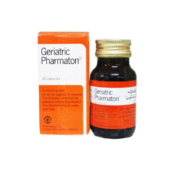 GERIATIC PHARMATON CAP 30'S – Medical Bazar