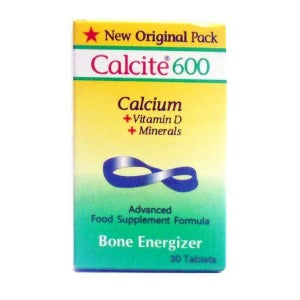 Calcite 600mg Tablets 30's – Medical Bazar
