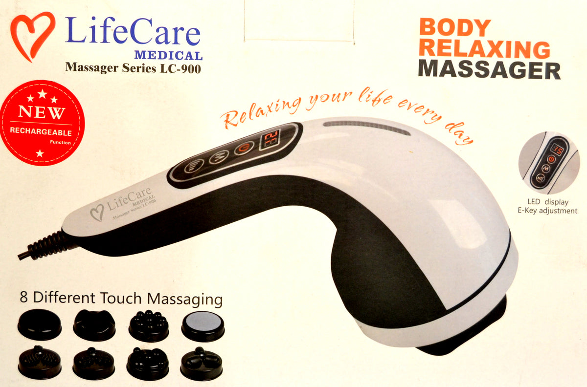 Life Care Body Relaxing Massager LC 900 Rechargeable – Medical Bazar