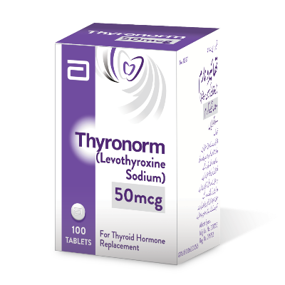 THYRONORM 50MCG TAB 100'S – Medical Bazar