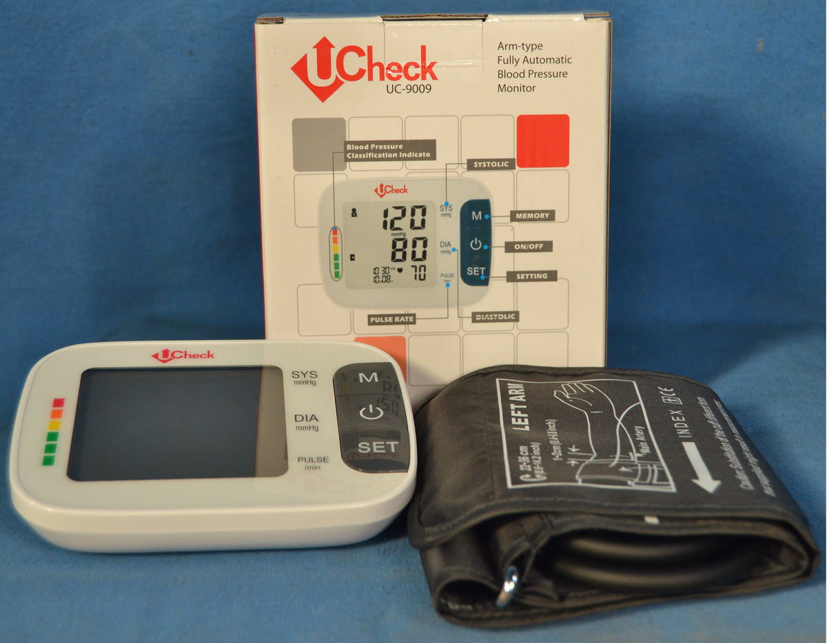 Ucheck UC-9009 arm type fully automatic Blood Pressure Moniter ...