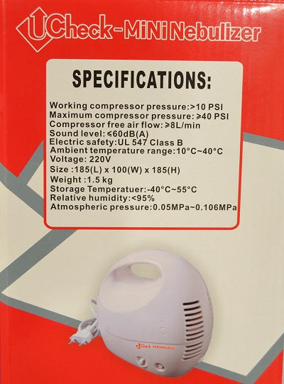 UCheck Mini Nebulizer – Medical Bazar