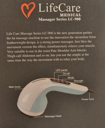 Life Care Body Relaxing Massager LC 900 Rechargeable – Medical Bazar