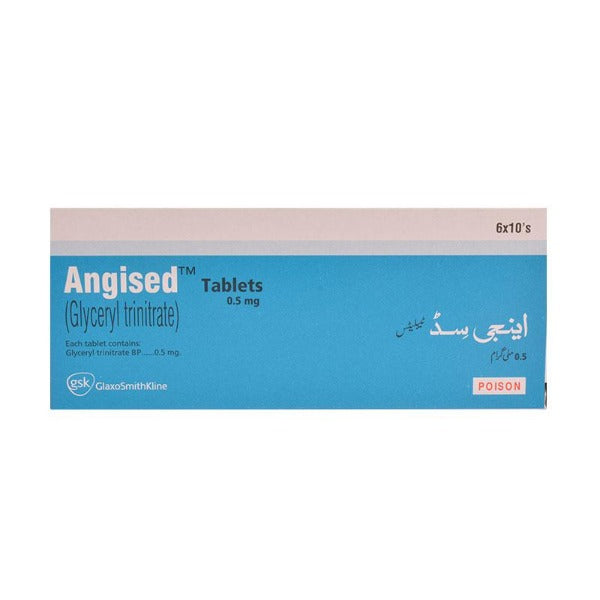 ANGISED TAB 0.5 MG 60S – Medical Bazar