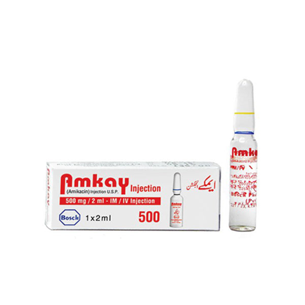 Amkay Inj 500 MG 2ml 1's – Medical Bazar