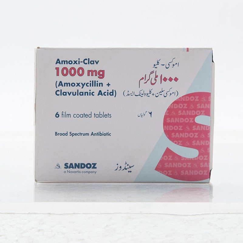 Amoxi-Clav 1000g Tablets 6's – Medical Bazar