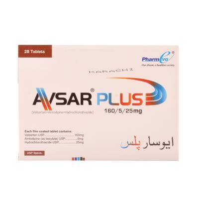 Avsar Plus 160/5/25mg – Medical Bazar