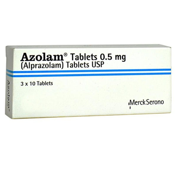 Azolam Tablets 0.5mg 3X10's – Medical Bazar