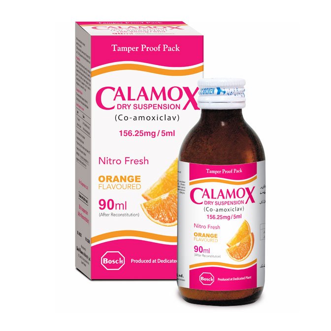 Calamox 156.25mg Syrup 90ml 1's – Medical Bazar