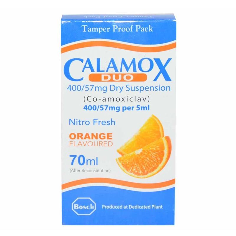 Calamox Duo Suspension 400/57mg 70ml 1's – Medical Bazar