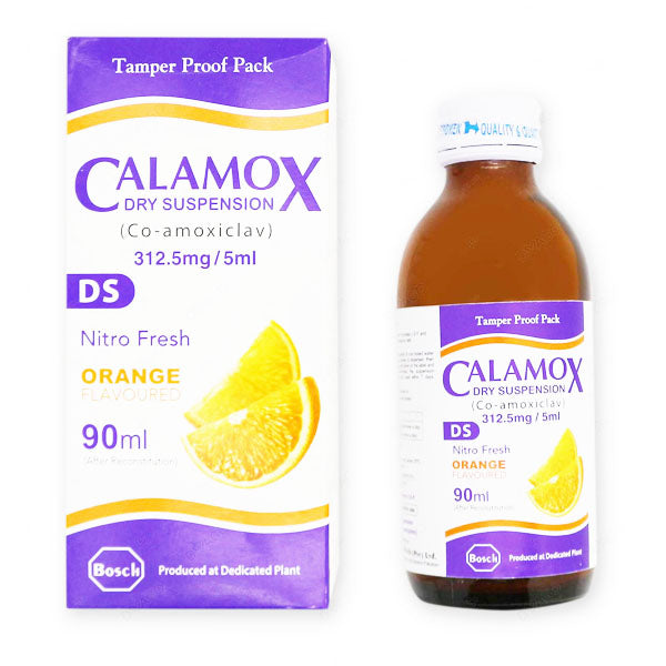 Calamox Susp. 312.50mg/5ml Ds (90ml) 1's – Medical Bazar