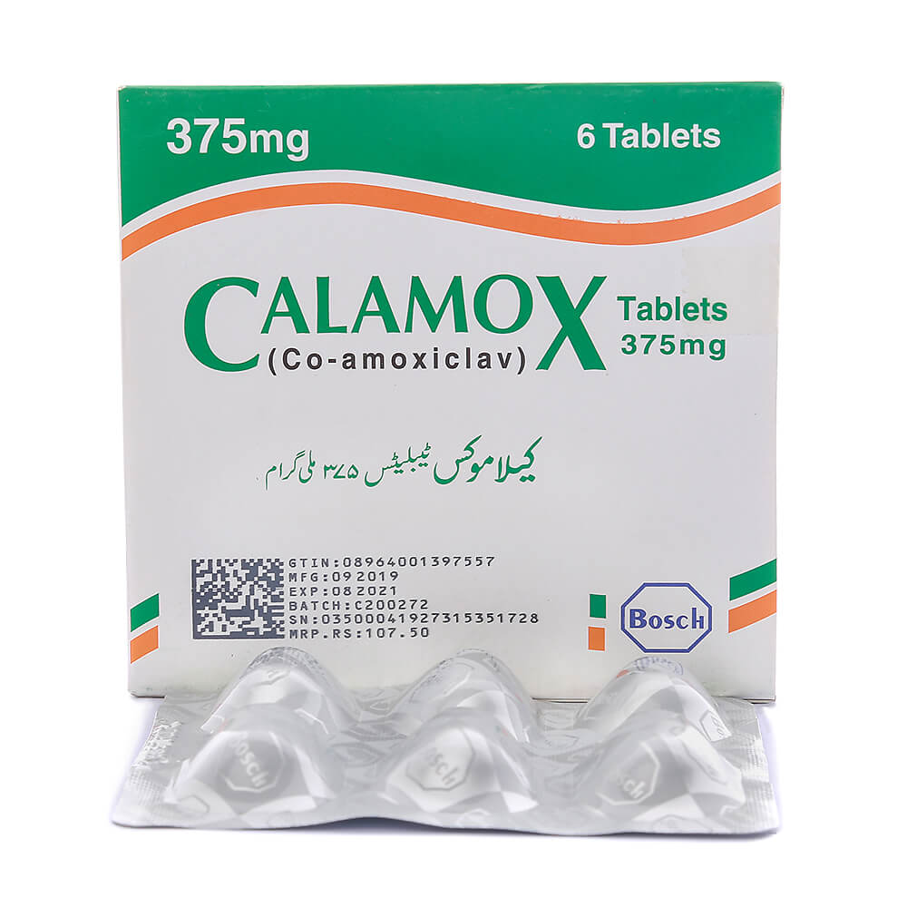 Calamox Tablets 375mg 6's – Medical Bazar