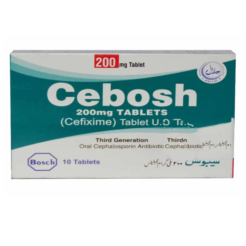 Cebosh Tablets 200mg 10's – Medical Bazar