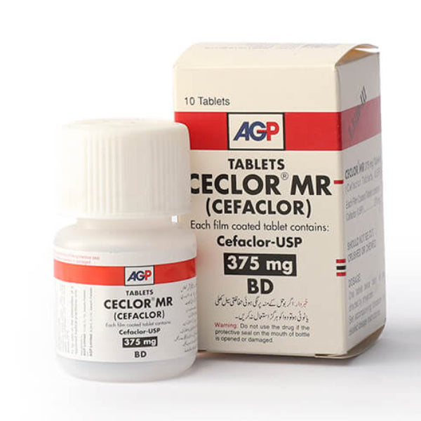 Ceclor Tablets Mr 375mg 10's – Medical Bazar