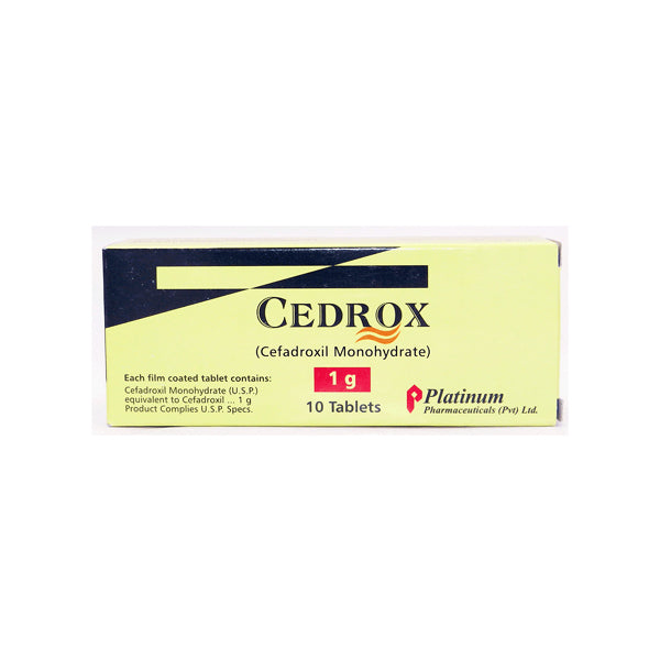 Cedrox Tablets 1g 10's – Medical Bazar