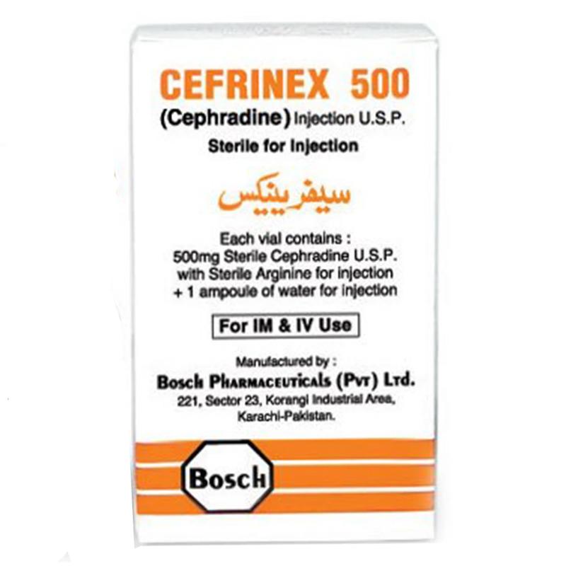 Cefrinex Injection 500mg 1 Vial – Medical Bazar