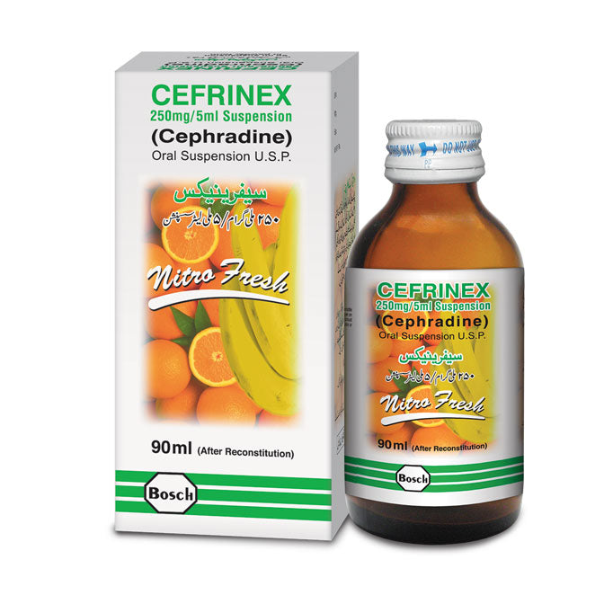 Cefrinex Susp. 250mg/5ml (90ml) – Medical Bazar