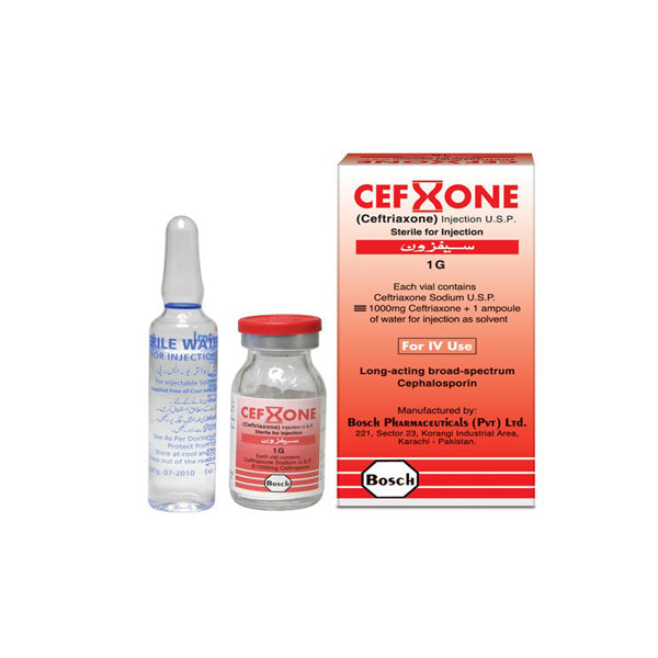 Cefxone Injection Iv 1g 1 Vial – Medical Bazar