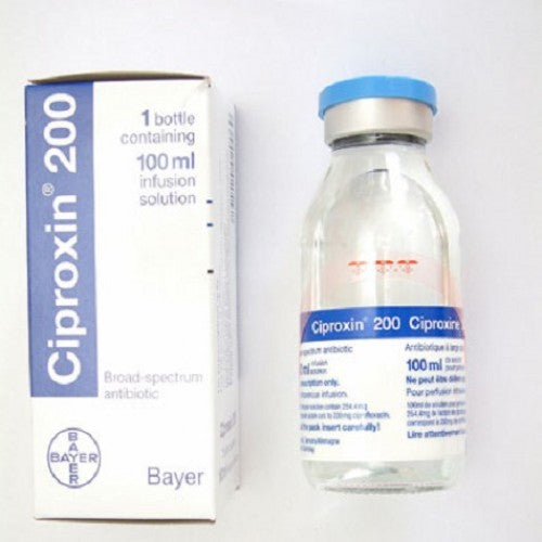 Ciproxin Inf 200mg 1 Vialx100ml – Medical Bazar