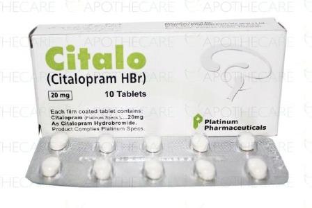 Citalo Tablets 20mg 10s – Medical Bazar