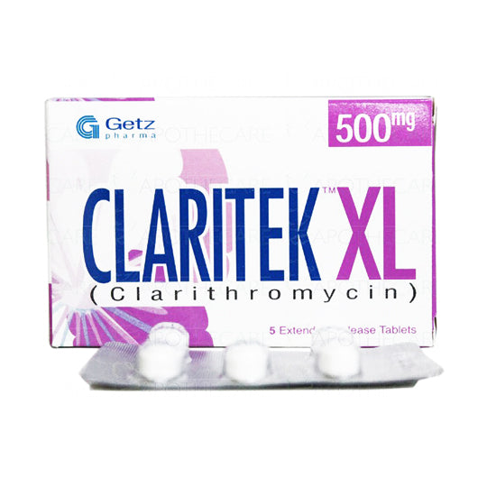 Claritek Tablets Xl 500mg 5's – Medical Bazar