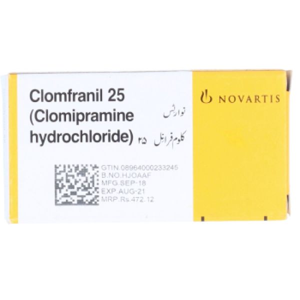 Clomfranil 25mg Tablets 100's – Medical Bazar