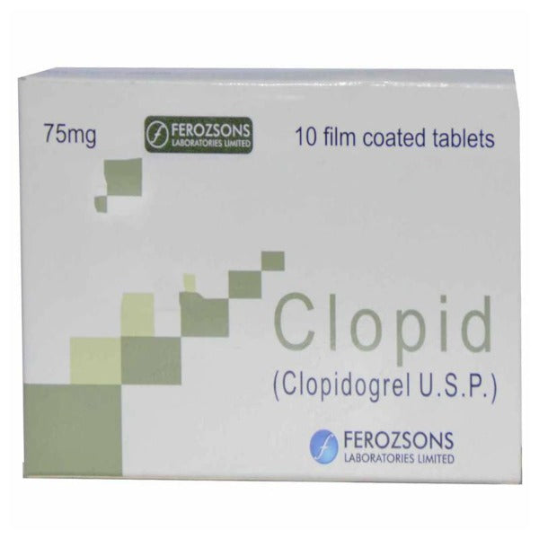 Clopid Tablets 75mg 10's – Medical Bazar