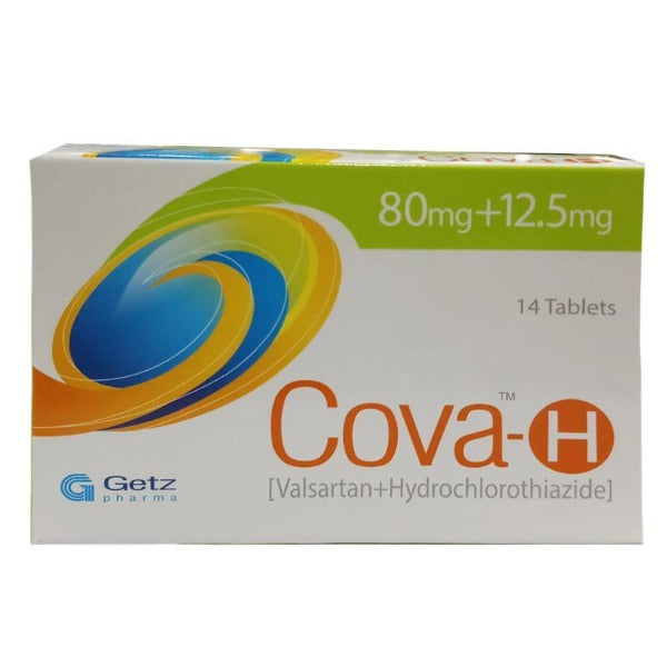 Cova-H 80mg+12.5mg Tab – Medical Bazar