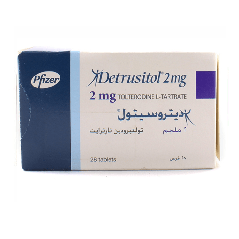 Detrusitol Tablets 2mg 28's – Medical Bazar
