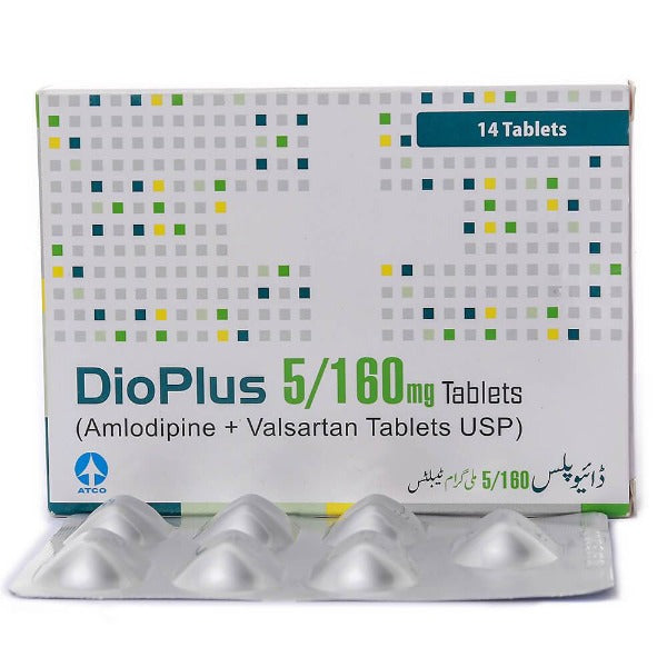 Dio Plus Tablets 5/160mg 14s – Medical Bazar