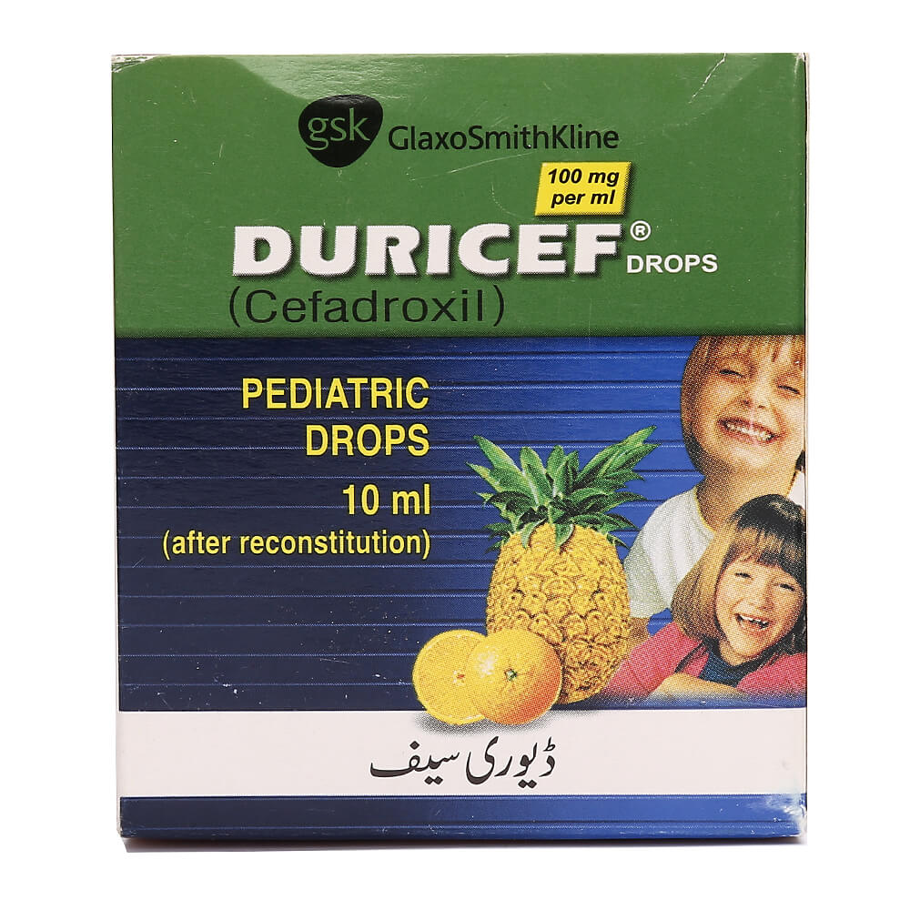 Duricef Drop 100mg 10ml 1's – Medical Bazar