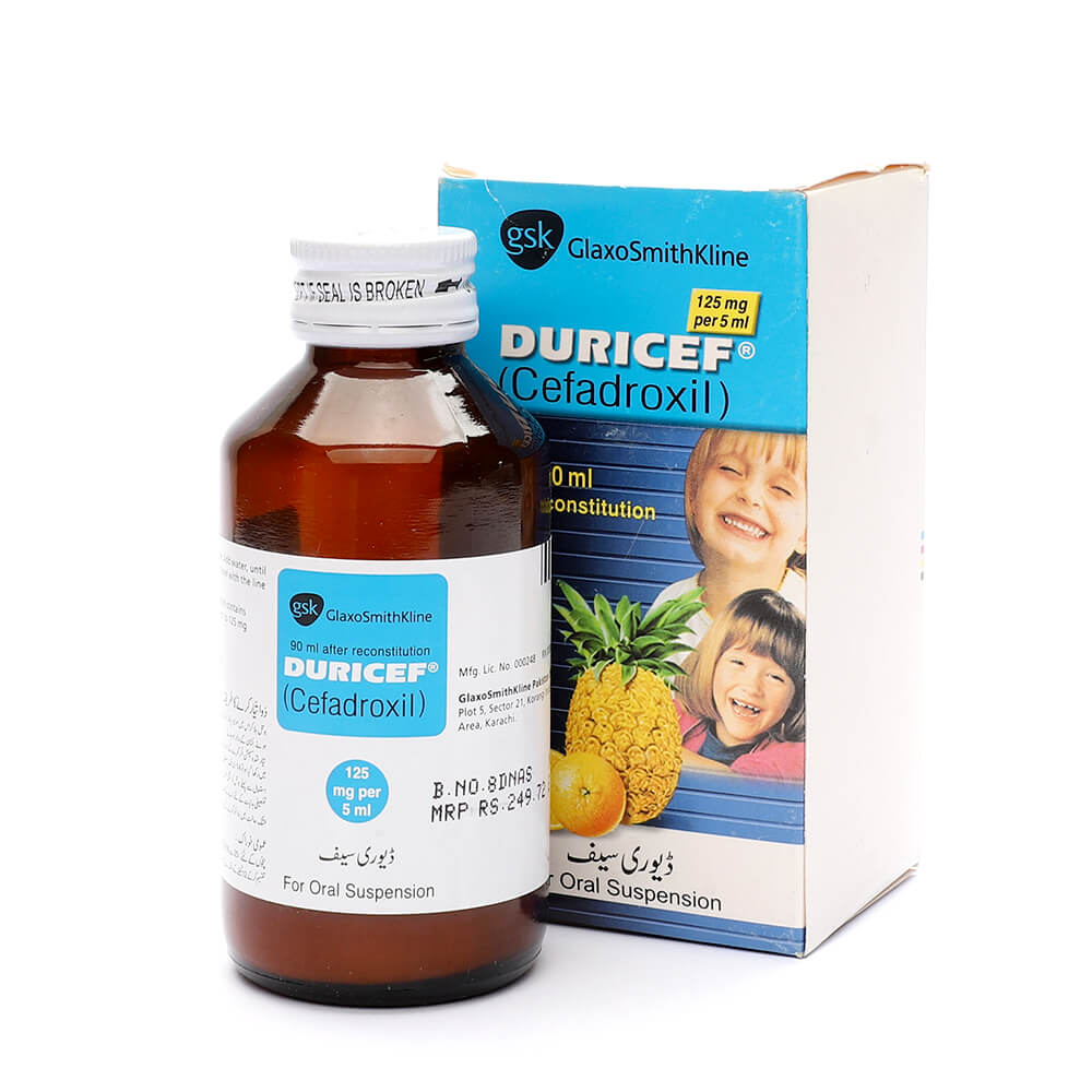Duricef Susp 125 MG 90ML 1's – Medical Bazar