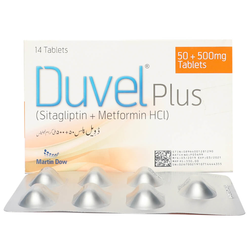 Duvel Plus 50/500mg Tablets 14's – Medical Bazar