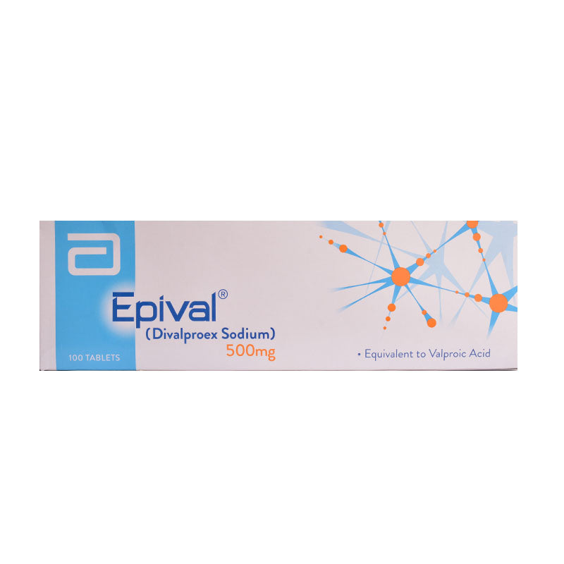 Epival Tablets 500mg 10X10's – Medical Bazar