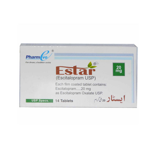 Estar Tablets 20mg 14's – Medical Bazar