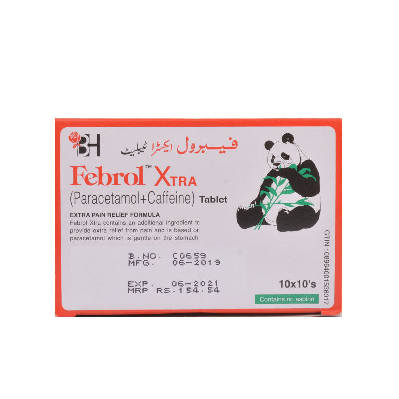 Febrol Xtra Tablet 100's – Medical Bazar
