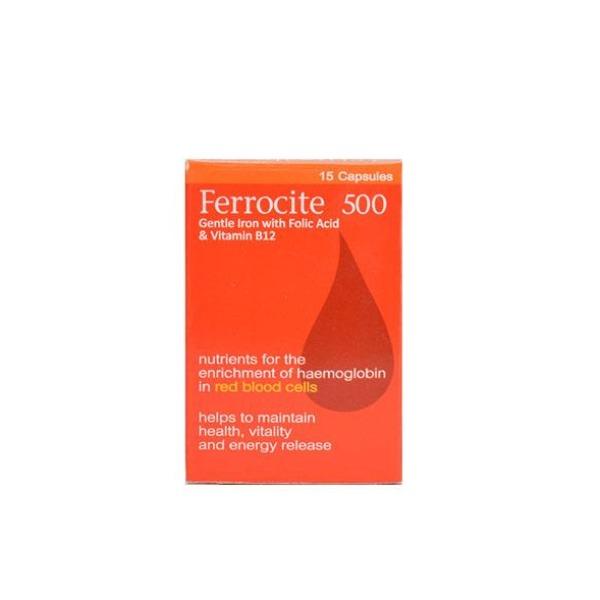 Ferrocite 500mg Capsules 15's – Medical Bazar