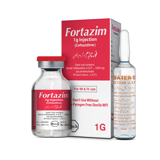 Fortazim Injection 1g 1 Vial – Medical Bazar
