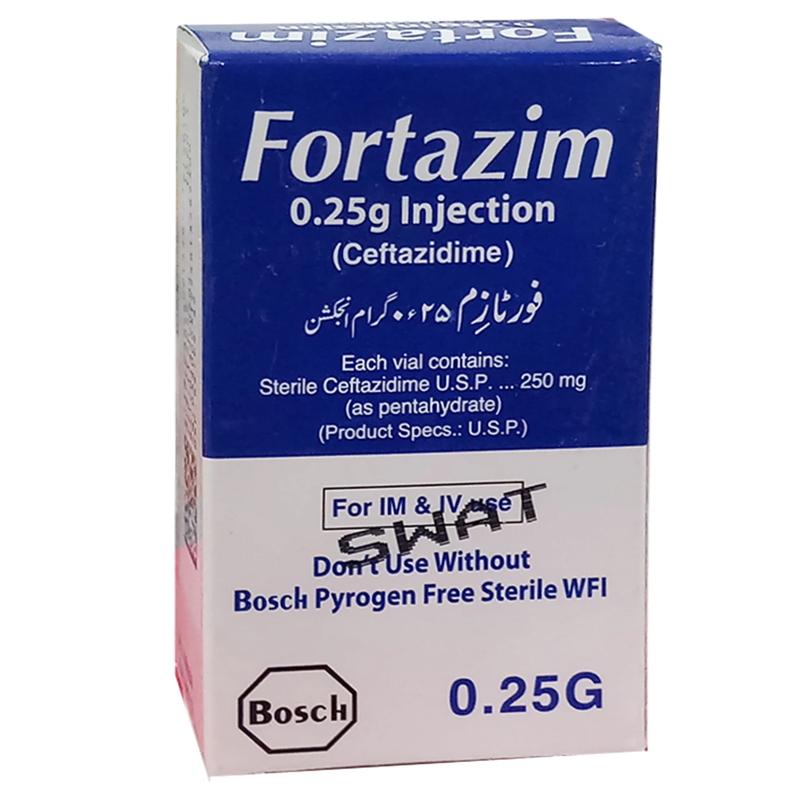 Fortazim Injection 250mg 1 Vial – Medical Bazar
