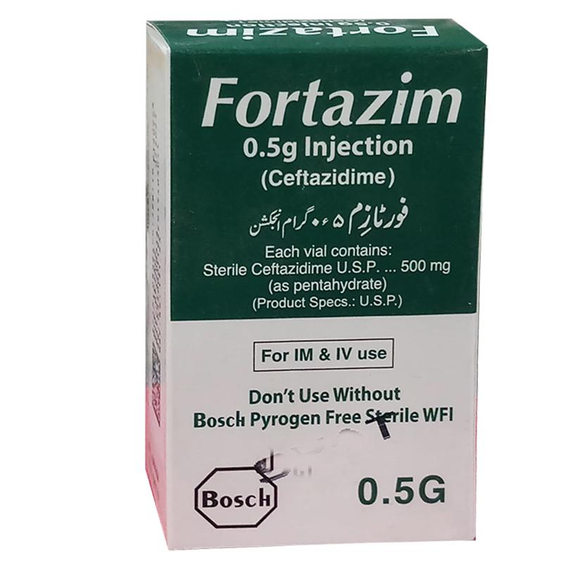 Fortazim Injection 500mg 1 Vial – Medical Bazar