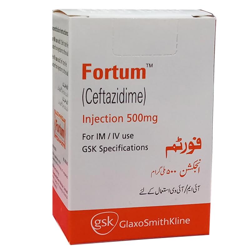 Fortum Injection 500mg 1 Vial – Medical Bazar