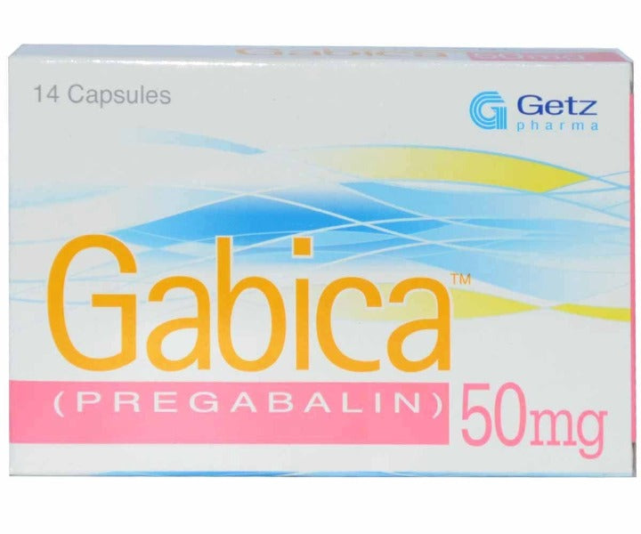 Gabica Capsules 50mg 14s – Medical Bazar