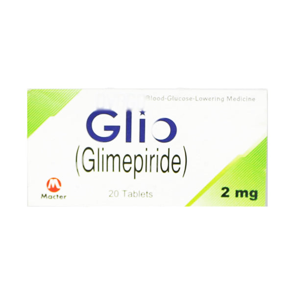 Glio Tablets 2mg 2X10's – Medical Bazar