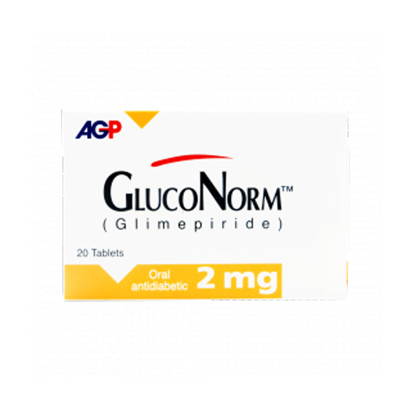 Gluconorm Tablets 2mg 2X10's – Medical Bazar