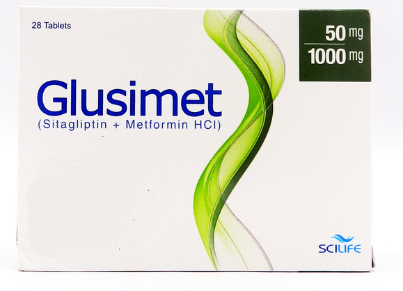 Glusimet 50/1000mg Tablets 28's – Medical Bazar
