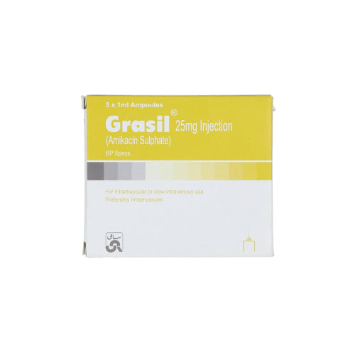 Grasil Injection 25mg 5 Ampoules X 1ml – Medical Bazar
