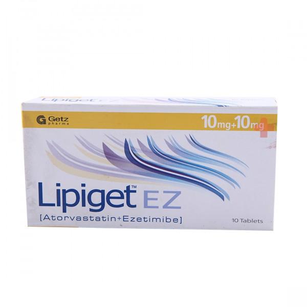 Lipiget Ez Tablets 10/10mg 10's – Medical Bazar