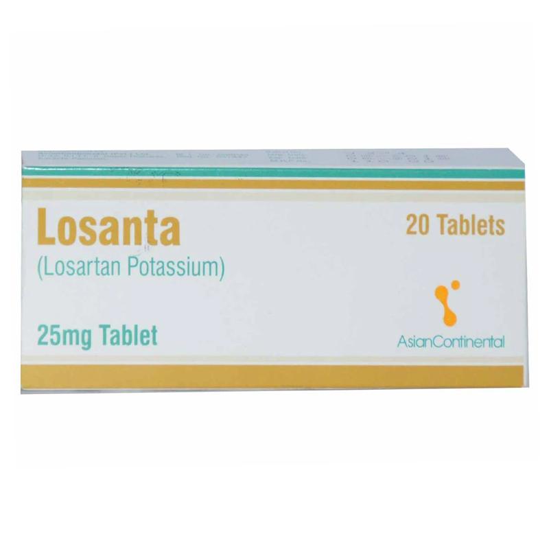 Losanta Tablets 25mg 20's – Medical Bazar