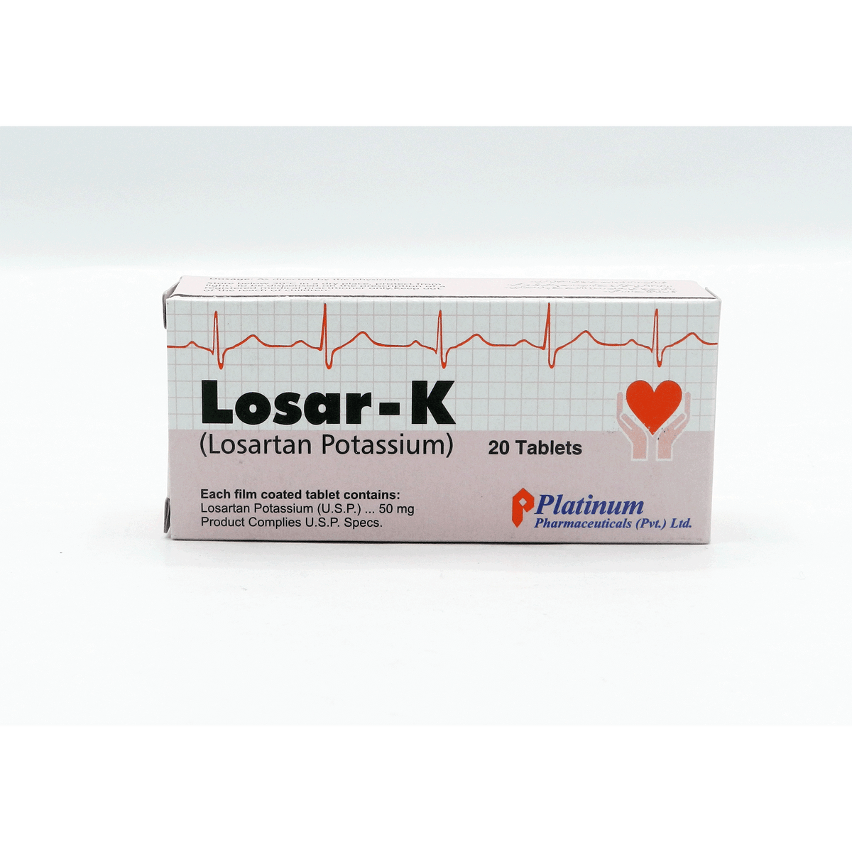 Losar K Tablets 50mg 2X10's – Medical Bazar